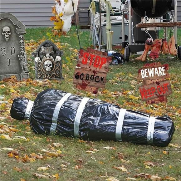 Accents | 5ft Hanging Corpse Prop Creepy Halloween Decor Yard ...